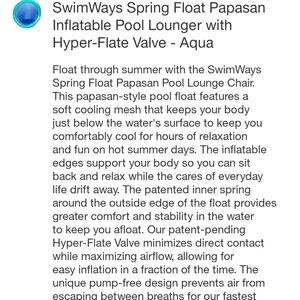 SwimWays | Swim | Swimways Spring Float Papasan Inflatable Pool Lounger ...